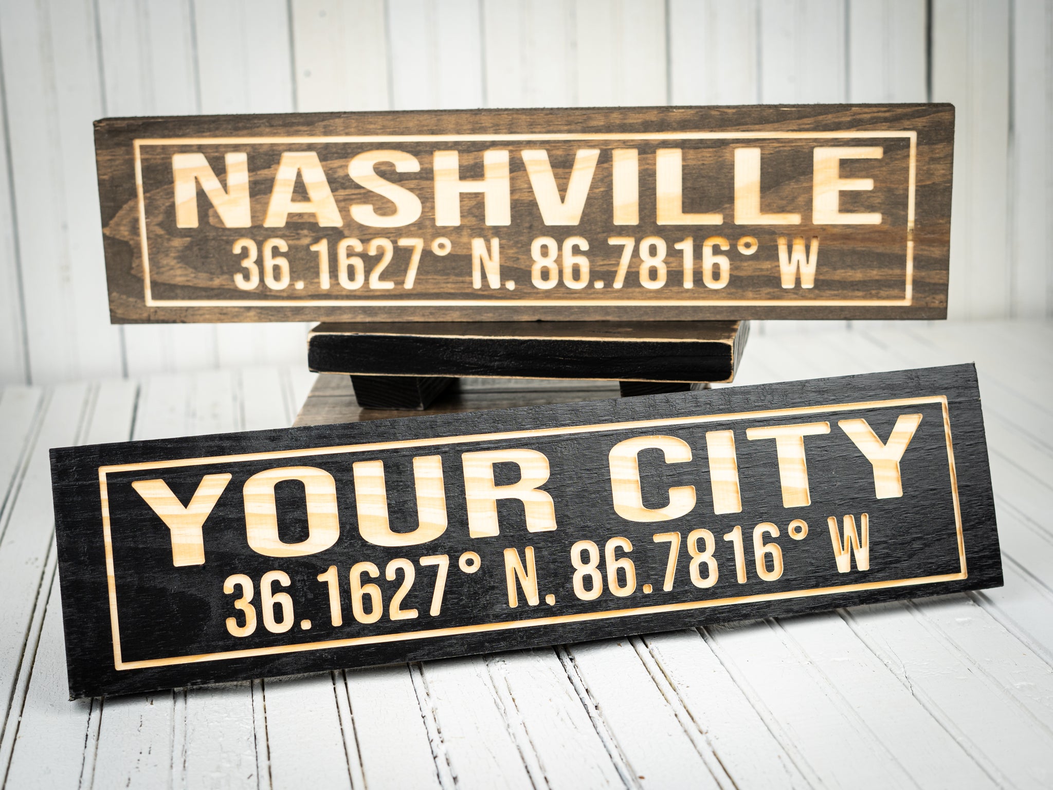 Personalized City Name Sign– The Rusty Roof