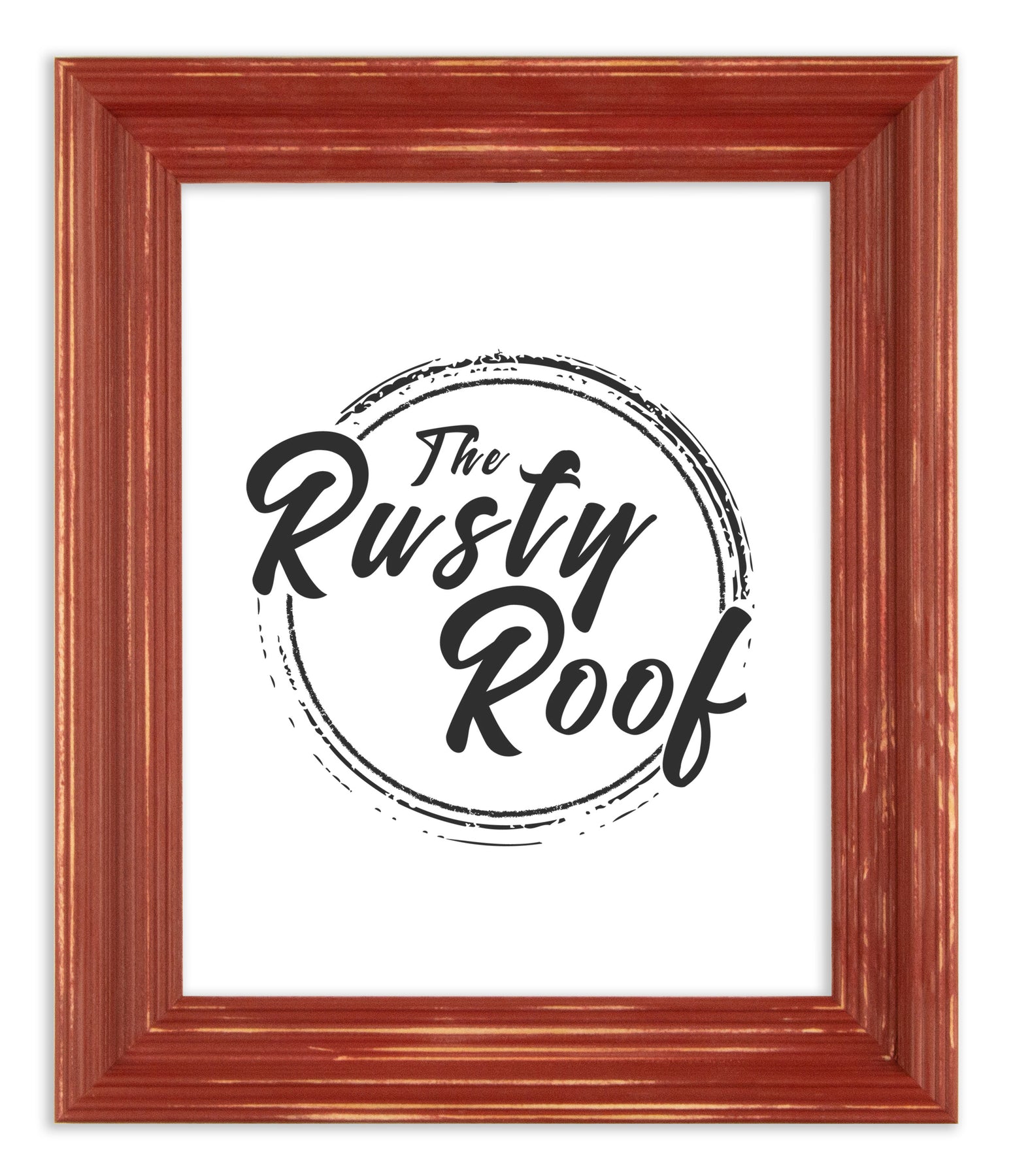 The Rusty Roof Hand Painted and Distressed Picture Frames