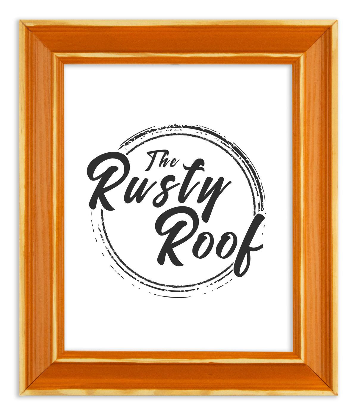 Distressed Classic Burnt Orange Picture Frame - Distressed Classic ...