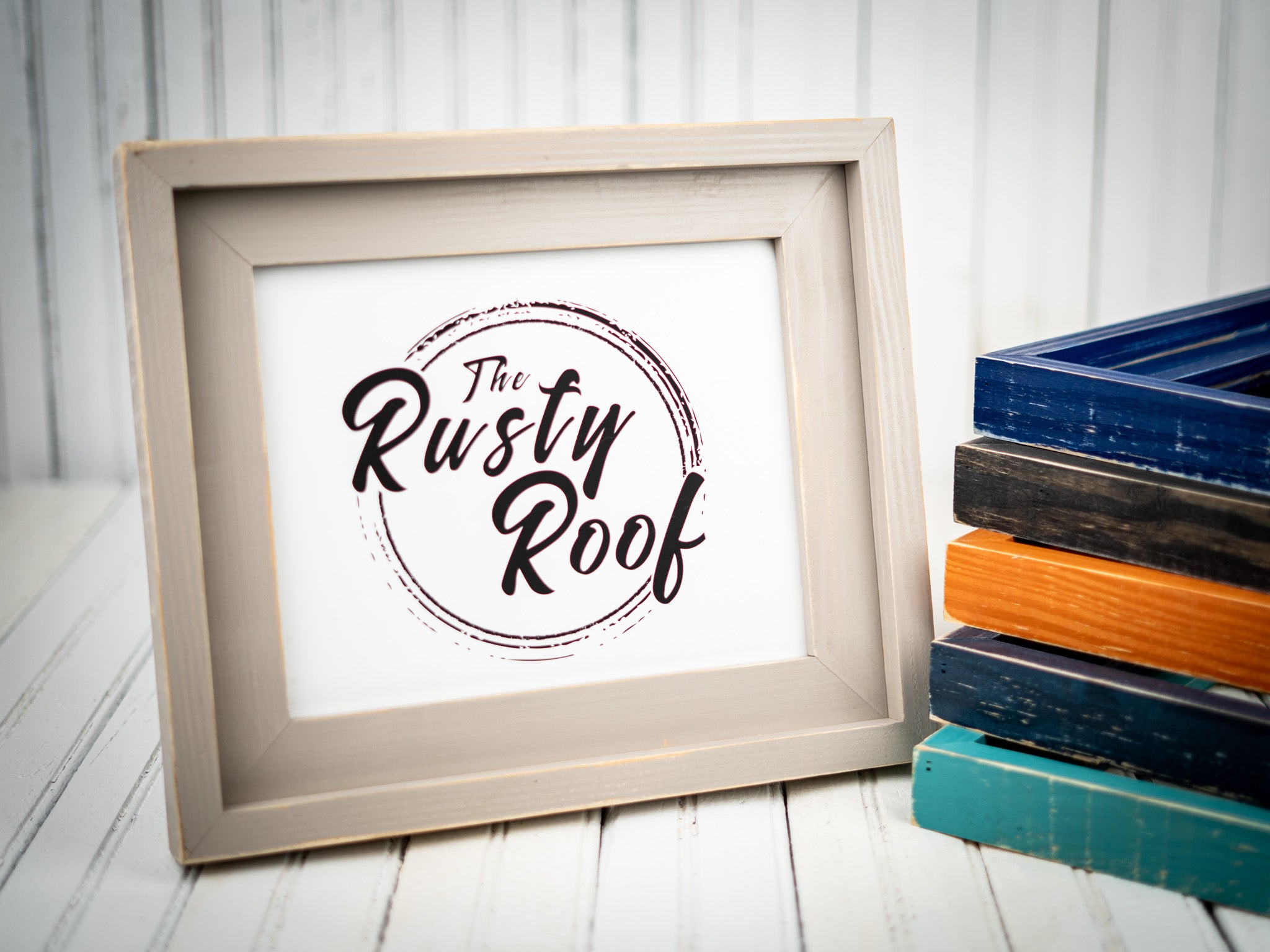 Distressed Farmhouse Tabletop Frame– The Rusty Roof