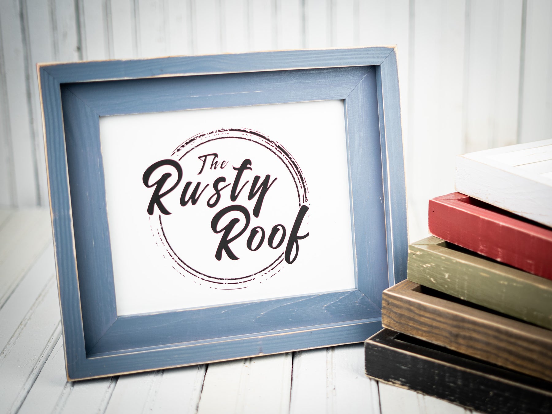 The Rusty Roof Hand Painted and Distressed Picture Frames
