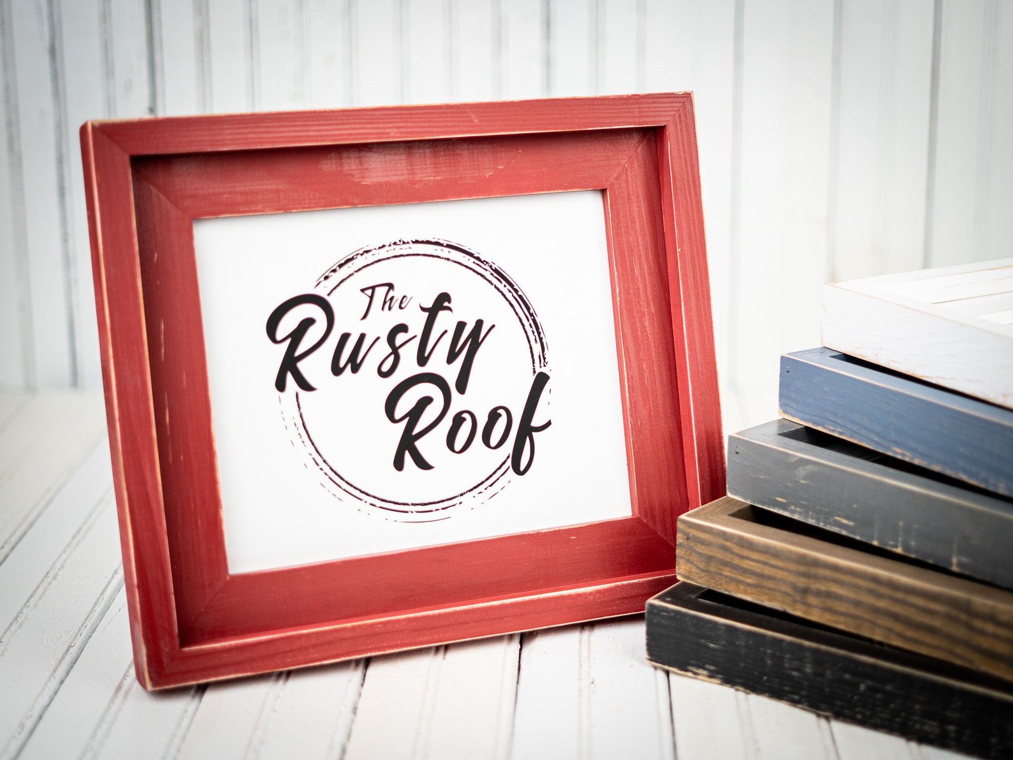 Distressed Farmhouse Tabletop Frame– The Rusty Roof