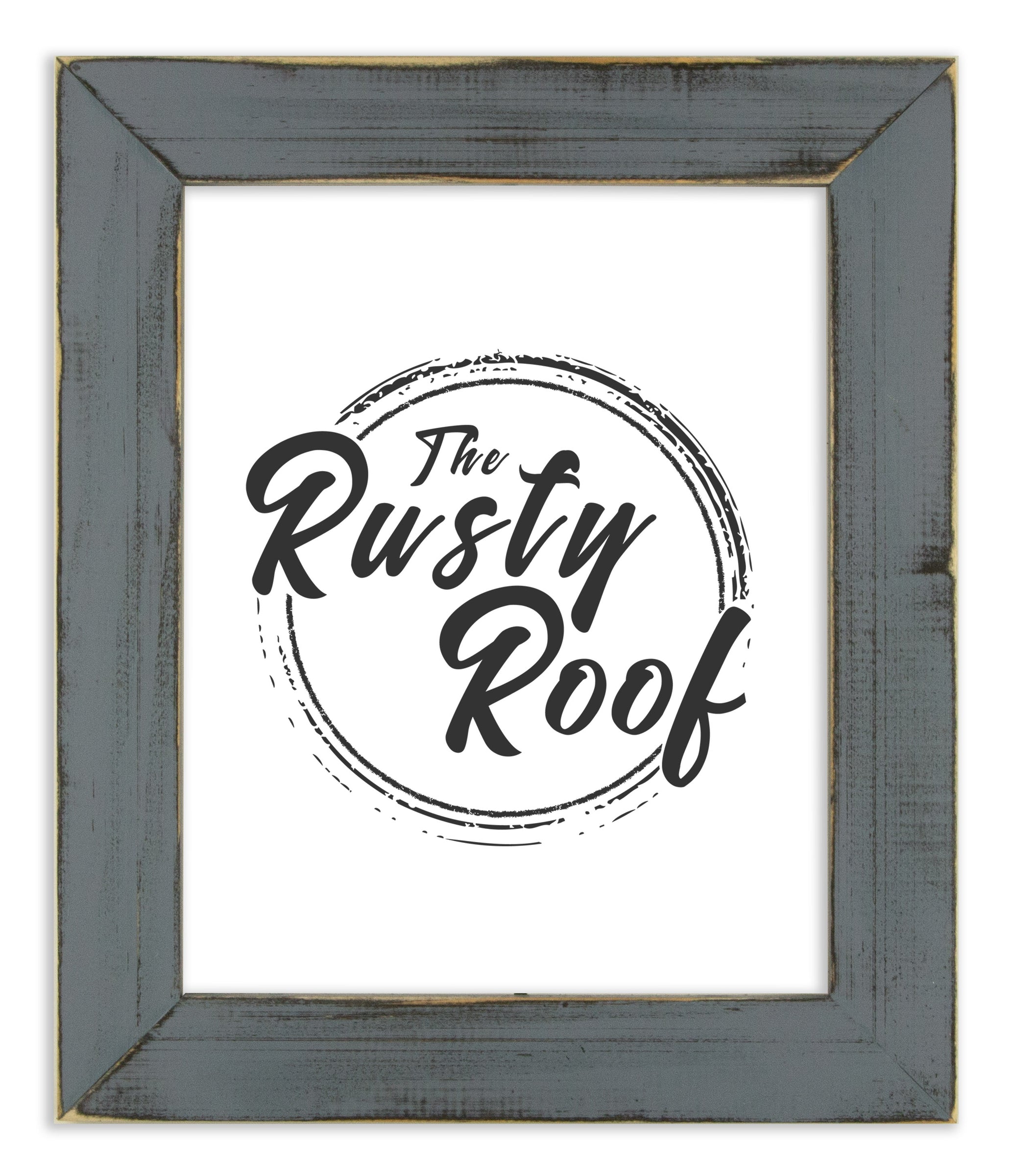 The Rusty Roof Hand Painted and Distressed Picture Frames